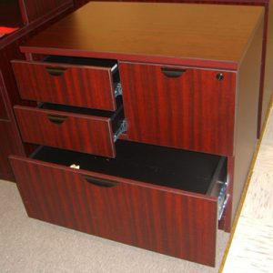 Mahogany Combo File Cabinet | OFCO Office Furniture